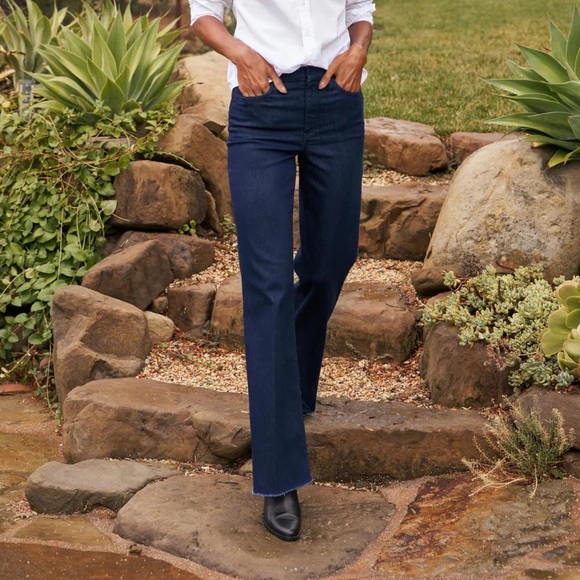 Frank & Eileen | Jeans | Frank Eileen Dark Blue East Galway Long Gaucho ...